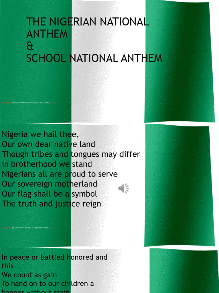 The National Anthem and The School National Anthem | PDF