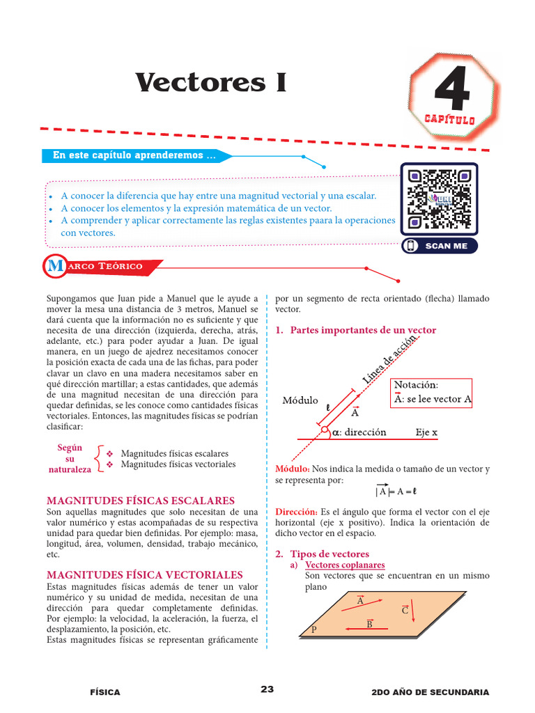 Conceptos Básicos de Vectores en Física | PDF | Vector Euclidiano ...