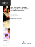 Sewer Design Modeling Using SewerCAD - SewerGEMS 25 Hrs | PDF