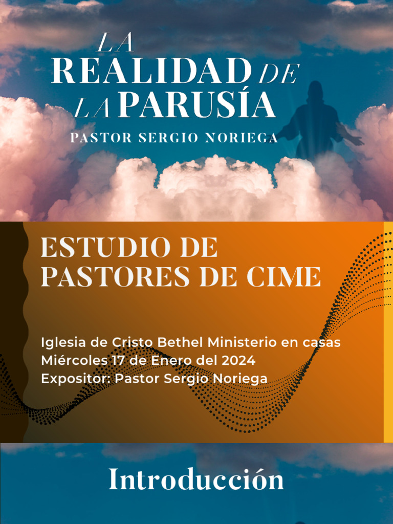La Parusía y el Neopentecostalismo | PDF | Segundo advenimiento | Pablo ...