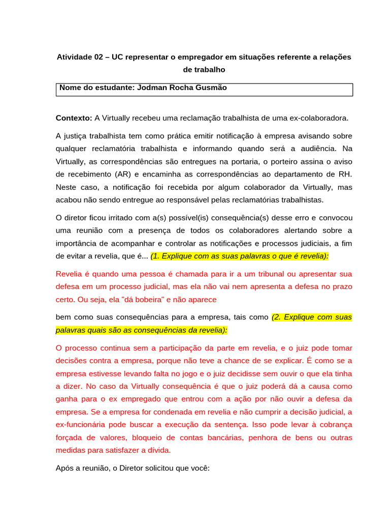 atividade2_modelo entrega_relatorio | PDF