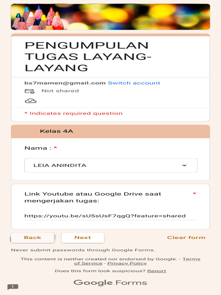 Pengumpulan Tugas Layang-Layang 2 | PDF