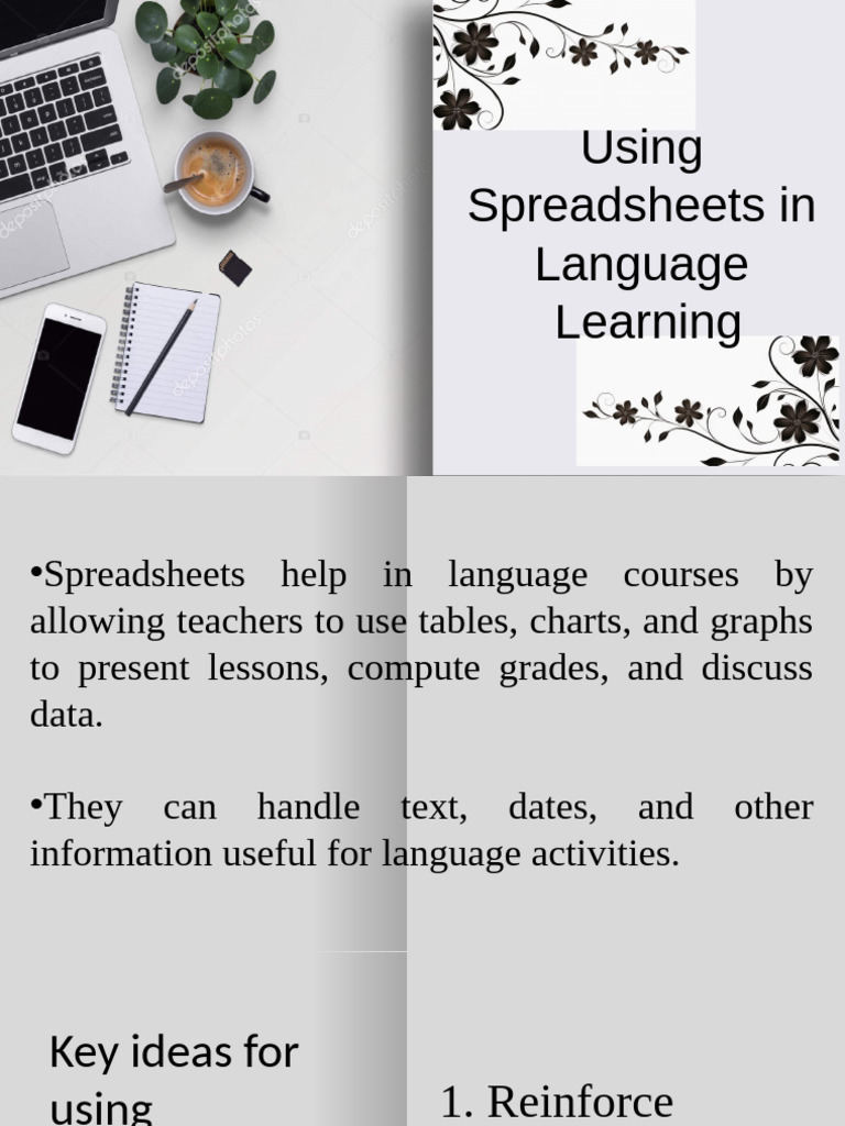 USE OF SPREADSHEET IN LANGUAGE LEARNING | PDF
