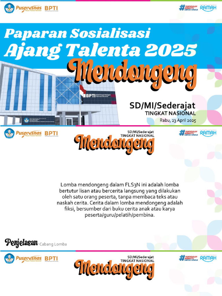 Mendongeng SD FLS3N 2025 | PDF