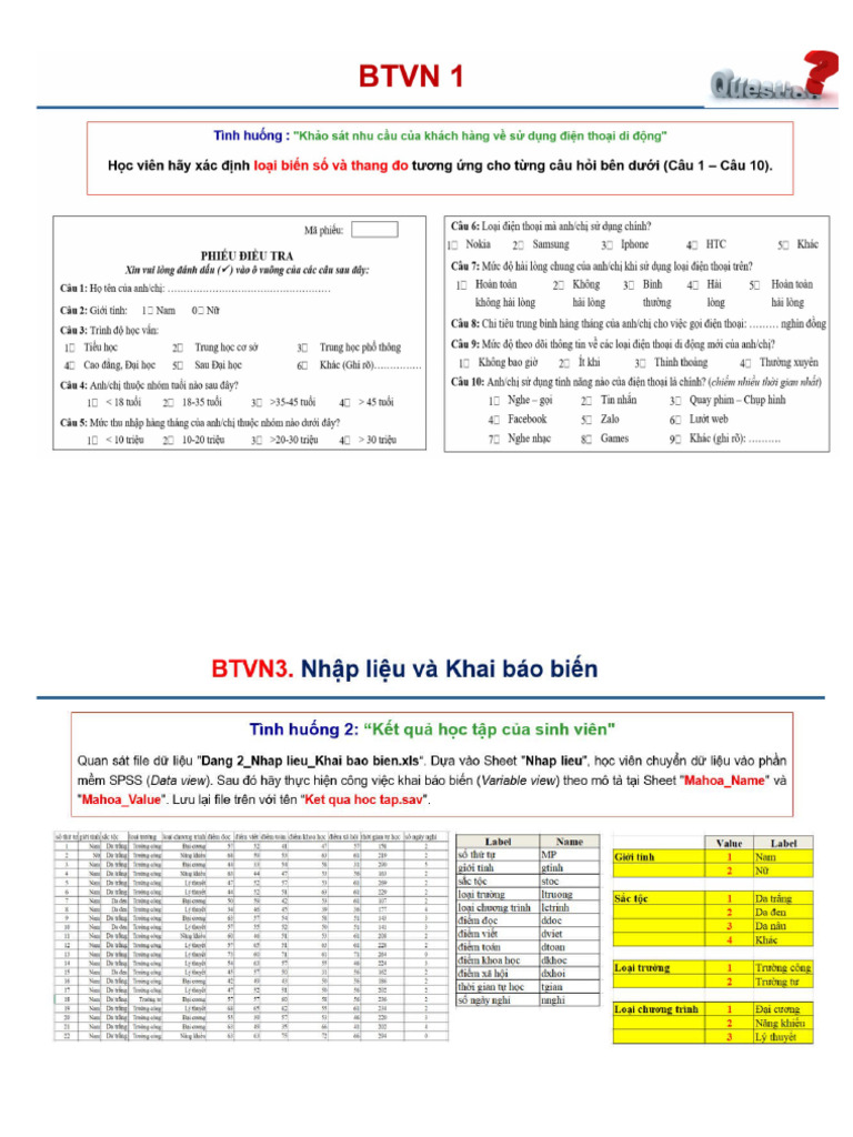 SPSS_Baitap | PDF