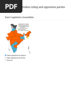 India State Ruling Parties 2025 | PDF