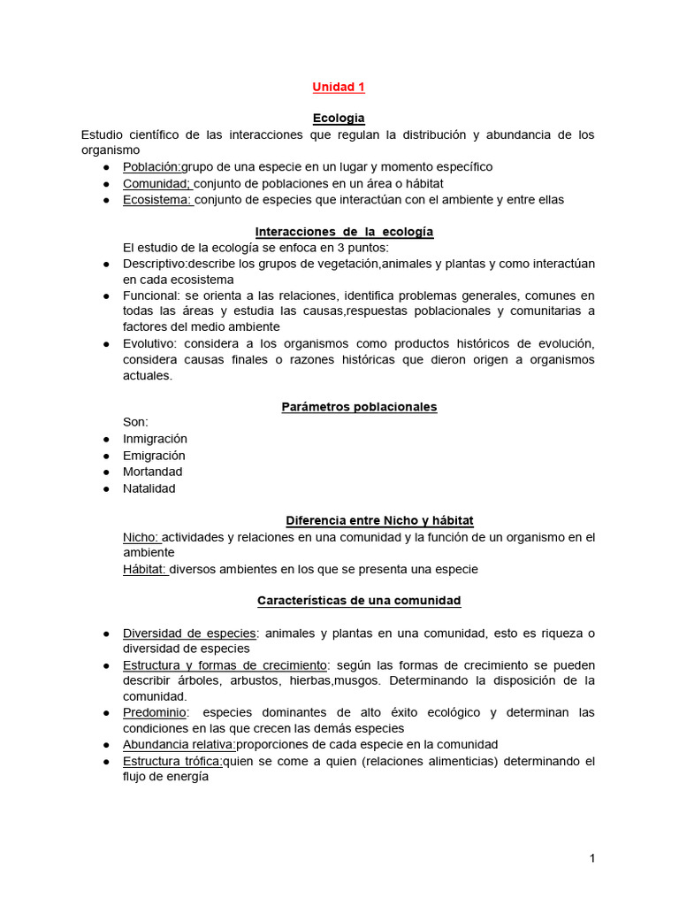 Resumen Ecológia Ari | PDF | Agua | Agricultura