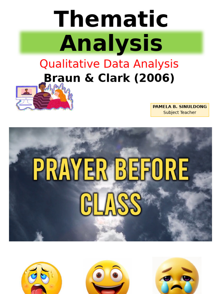 Topic 8 Thematic Analysis | PDF | Scientific Method | Methodology