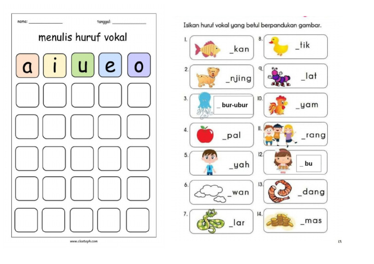 Huruf Vokal | PDF