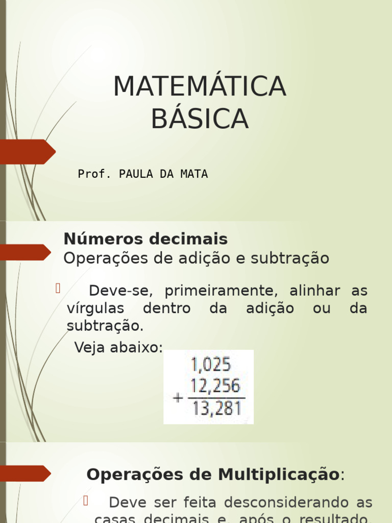 Números Decimais | PDF