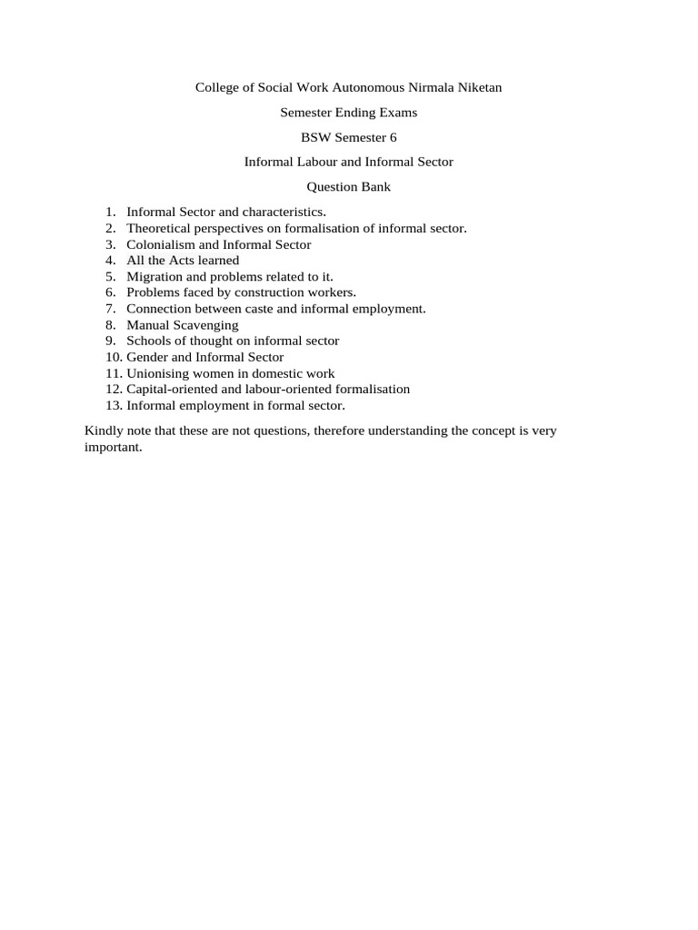 Question Bank | PDF