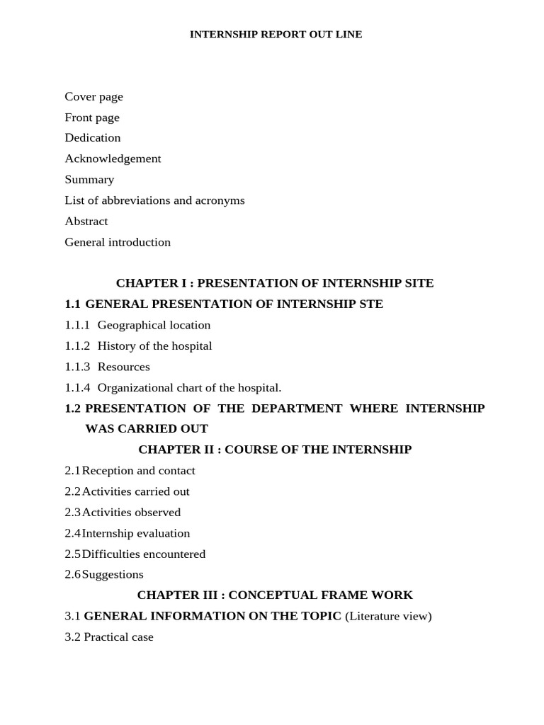 Internship Report at Yaounde Central Hospital | PDF | Miscarriage ...