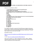 30-Step Drill Sequence for Cadets | PDF | Military | Warfare