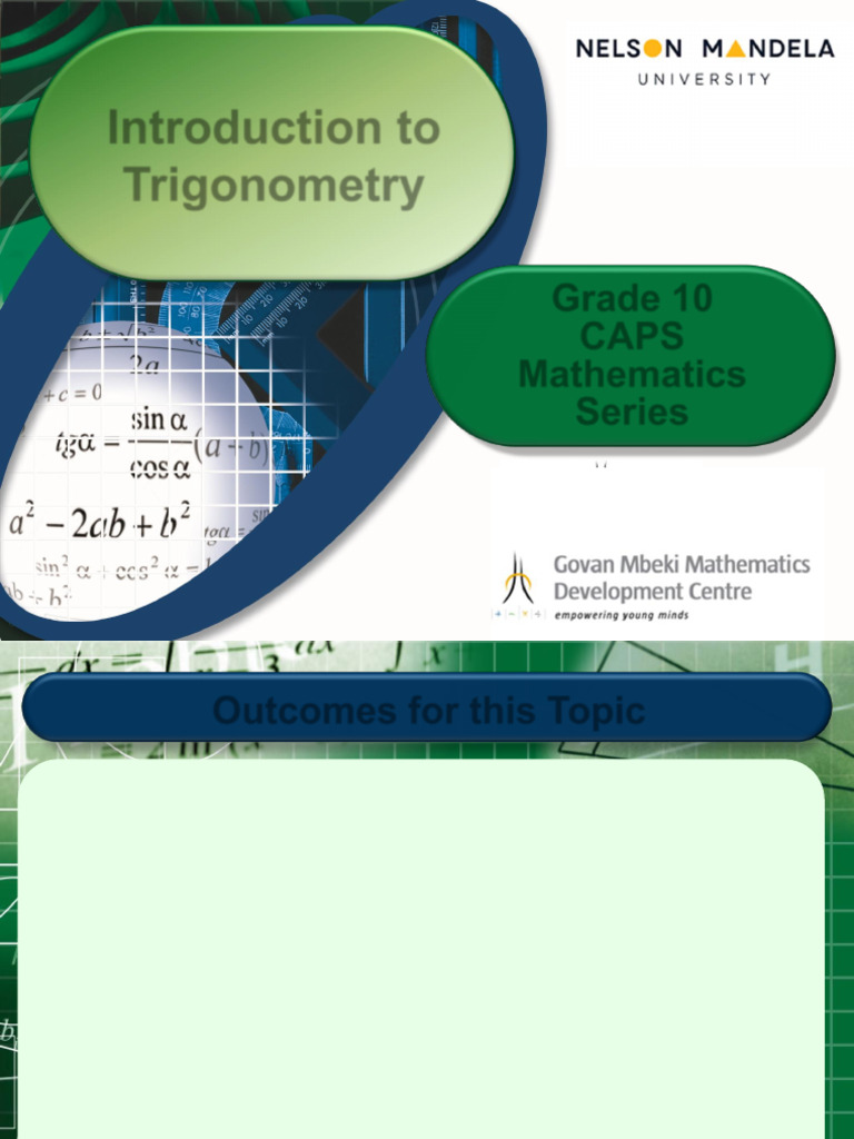 Introduction To Trigonometry | PDF | Trigonometric Functions | Trigonometry