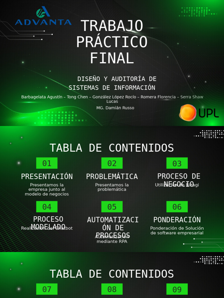 Advanta y Upl | PDF | Software | Seguridad de información