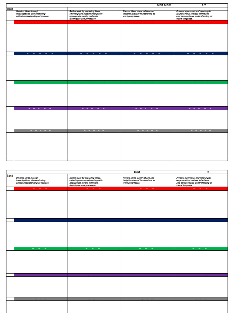 gcse-art-and-design-new-specification-mark-schemes-all-titles-units | PDF | Evaluation ...
