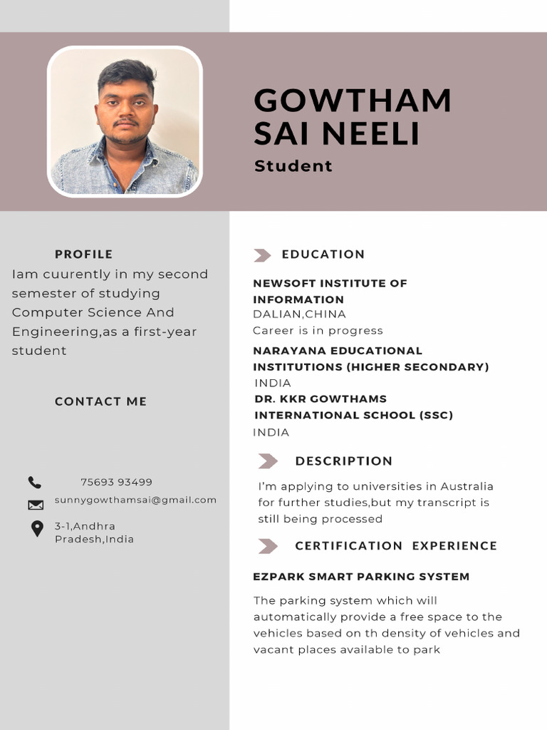 Sunny Resume | PDF