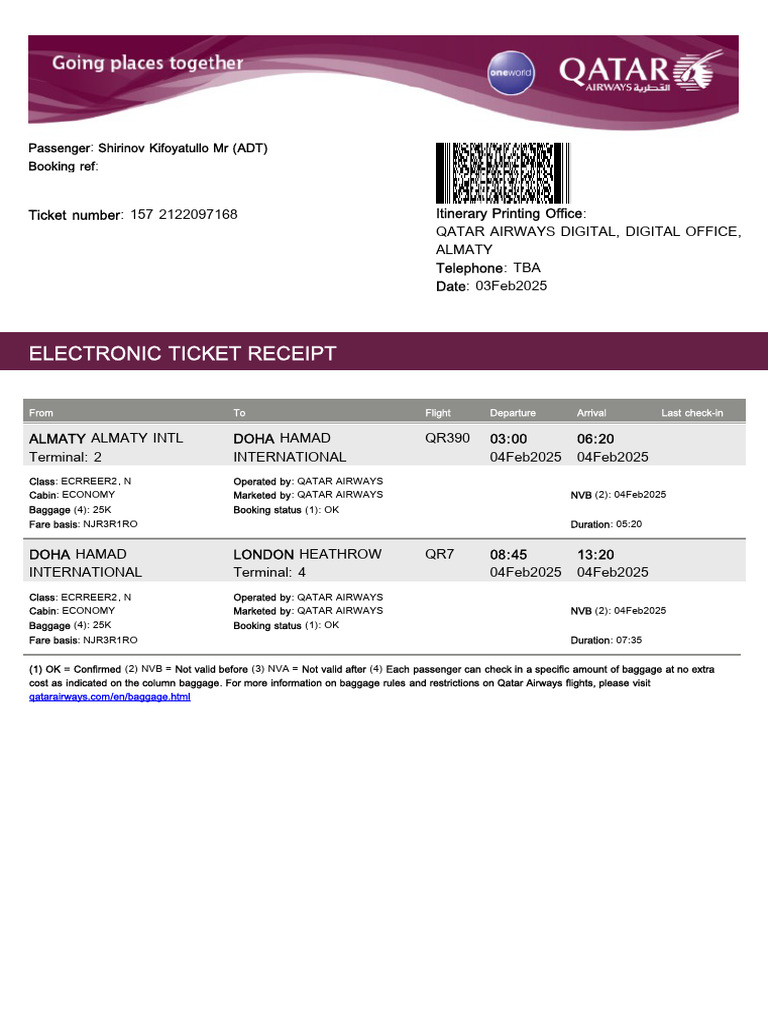 Your Electronic Receipt | PDF