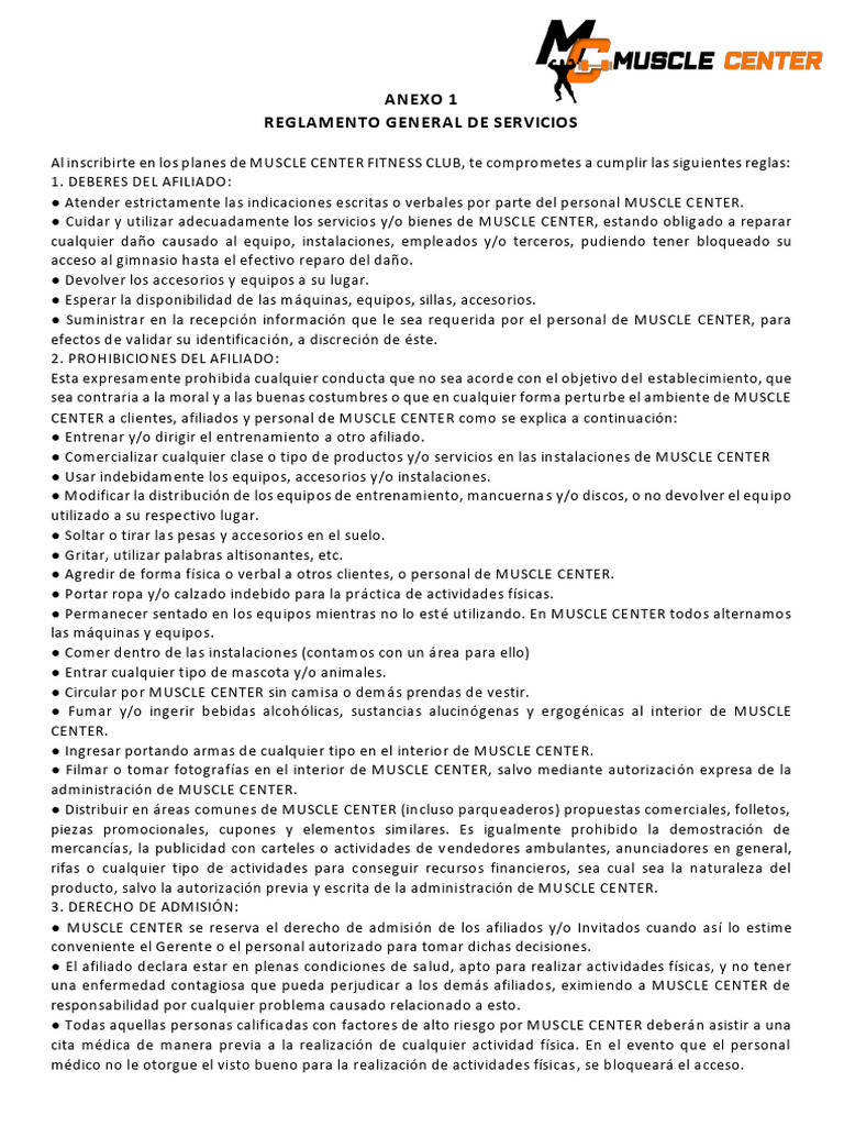 Reglamento 2024 | PDF