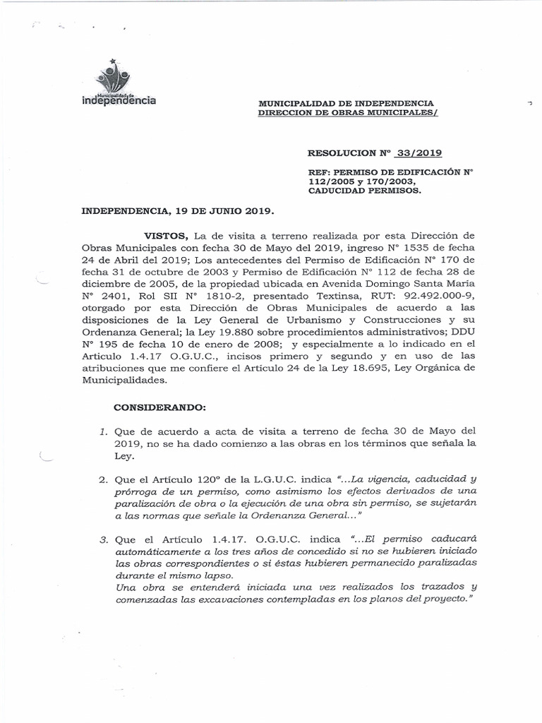 Permiso de Edificacion | PDF