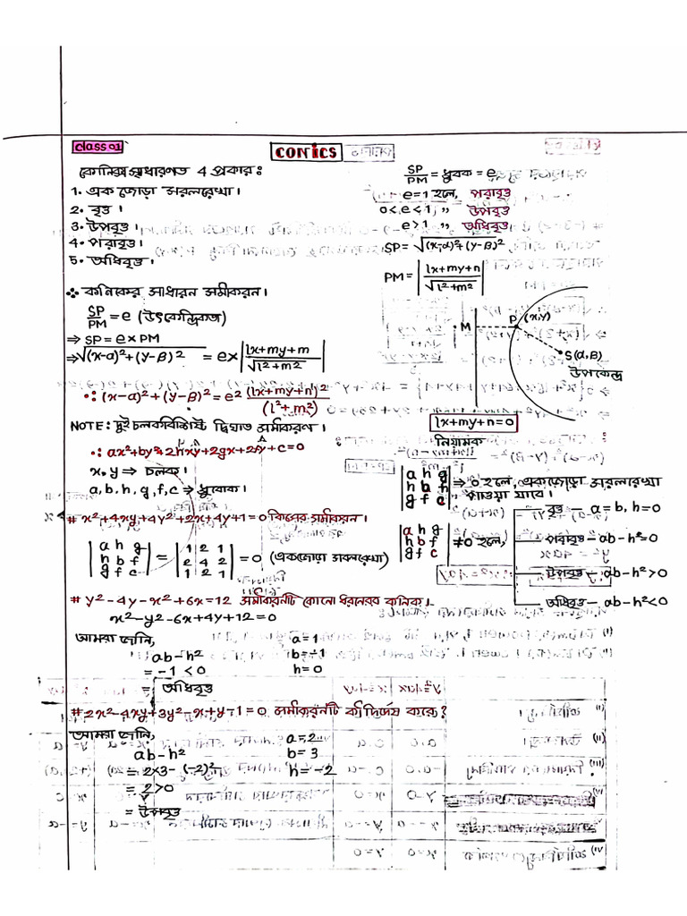 Conics Pdf