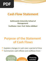 Grade 12 Cash Flow Statement Notes | PDF | Dividend | Cash Flow Statement