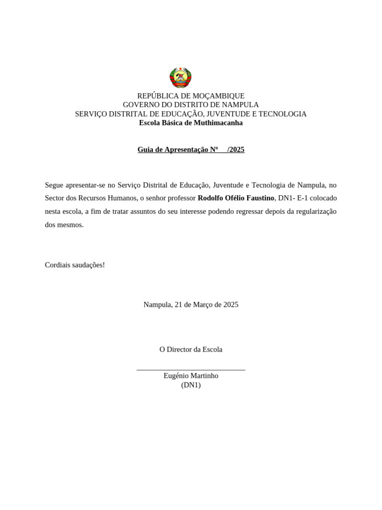 Guia de Marcha | PDF