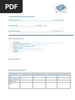 Employee Out Pass Application Format | PDF | Career & Growth