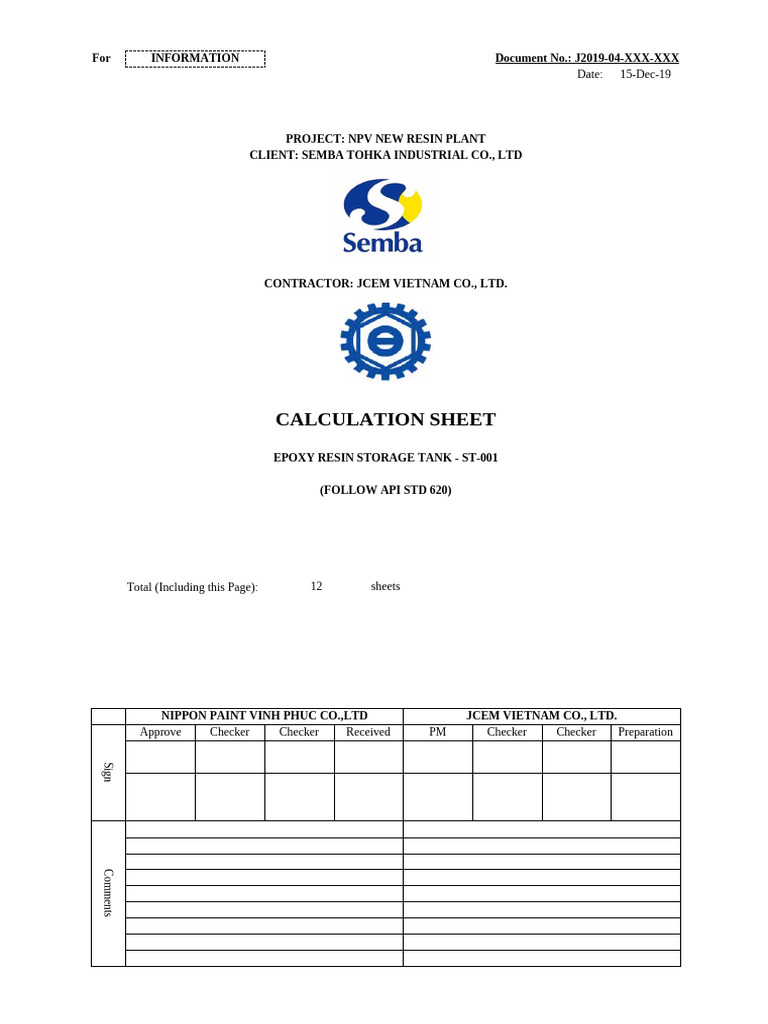 API 620 Calculation Form - Knuckle | PDF | Stress (Mechanics) | Pressure