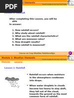 Rainfall Intensity Classification Guide | PDF
