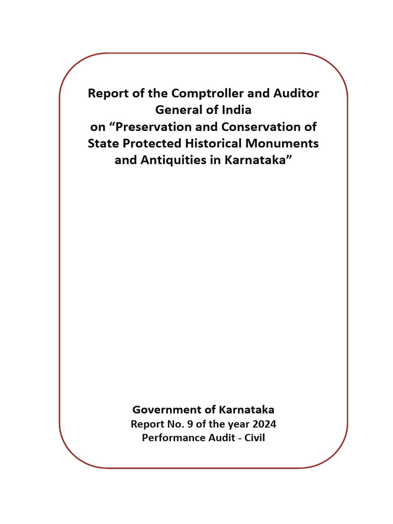 Report of The Comptroller and Auditor General of India On State ...