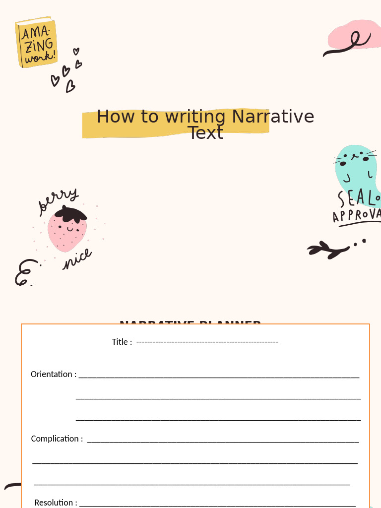 How To Write Narrative | PDF | Narrative | Narration