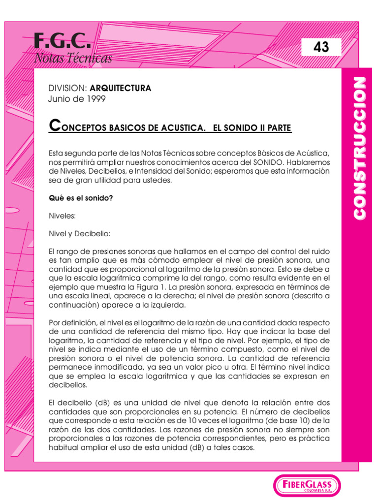 NTArq 43 | PDF | Decibel | Sonido