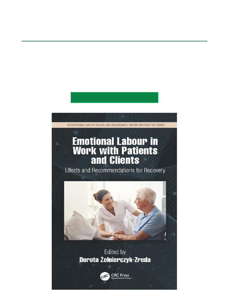 Emotional Labor in Work With Patients and Clients Effects and ...