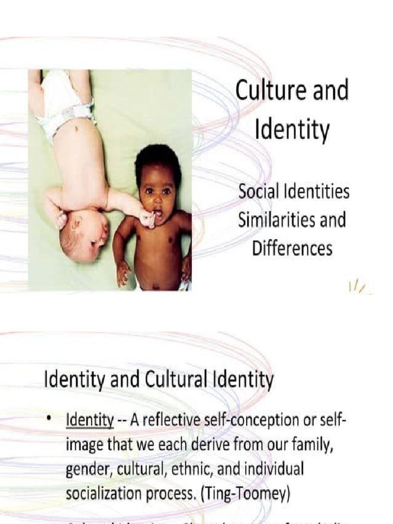 Personal and Cultural Identity | PDF