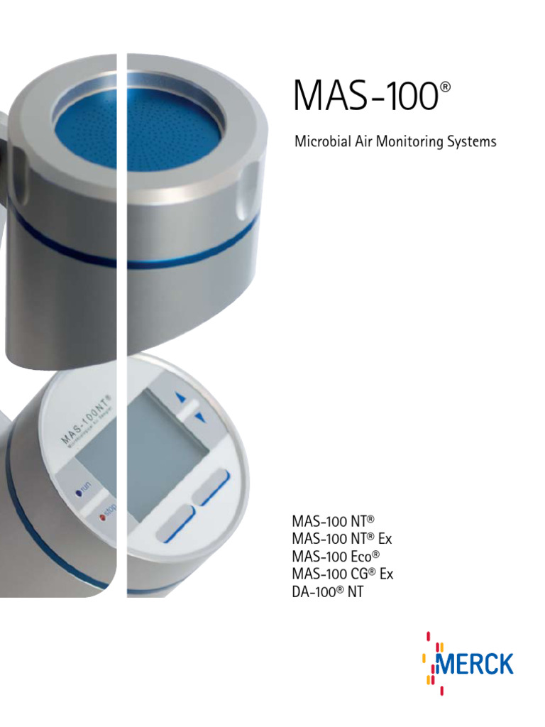 MAS 100 NT Brochure - Airsampler | PDF | Gases | Flow Measurement