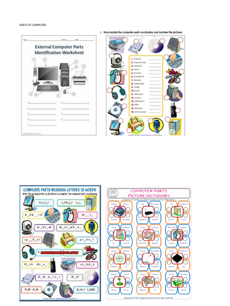 Parts of Computer | PDF