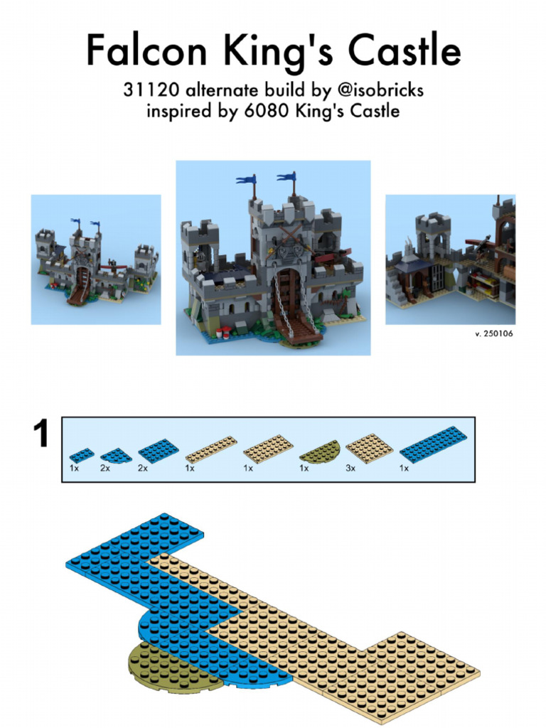 Falcon Kings Castle by Isobricks | PDF