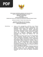 Permen ATR KBPN Nomor 16 Tahun 2021 | PDF