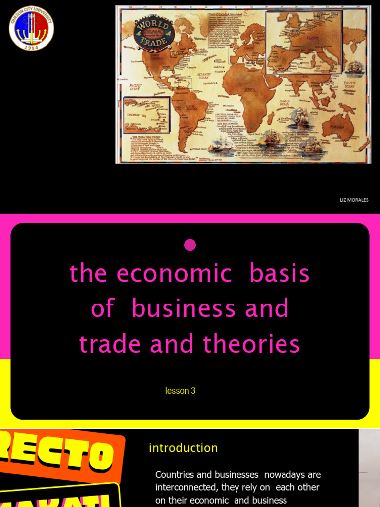 Lesson 3 & 4 Basis of Business | PDF | Trade | Globalization