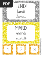 Calendrier Maternelle Moustache 2025-2026 | PDF