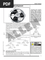 Resources and Development Class 10 | PDF