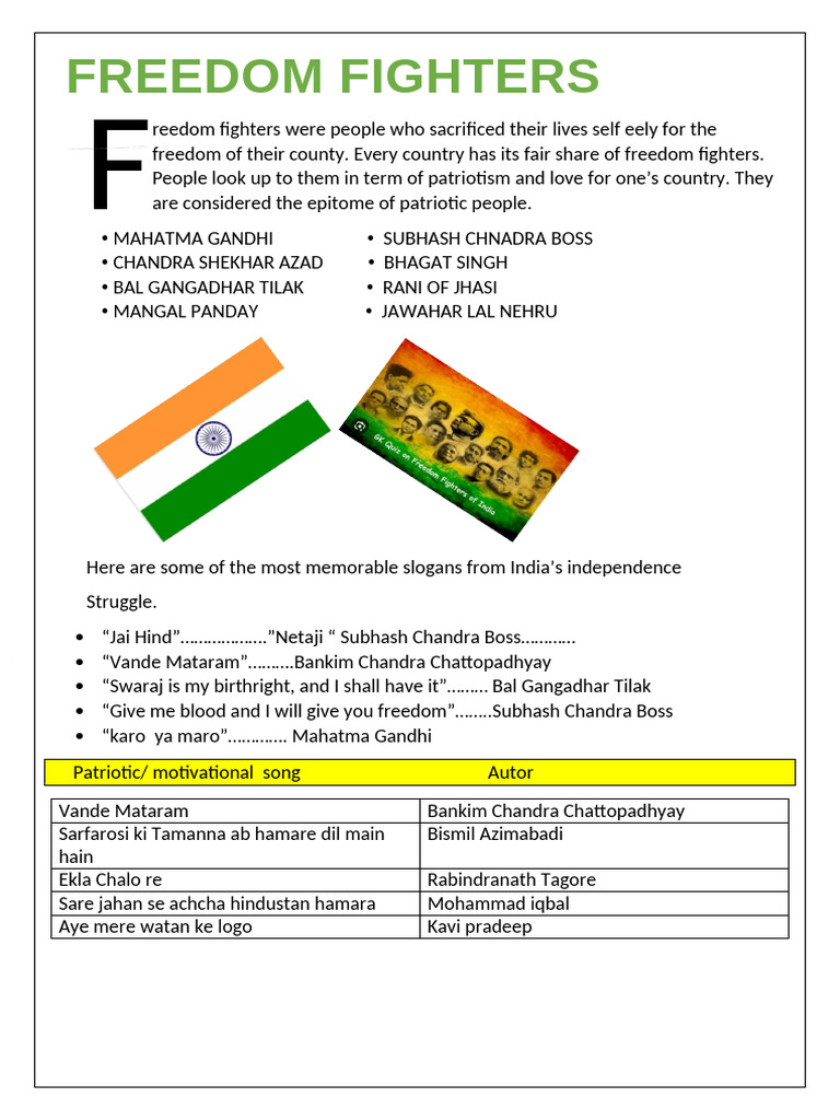 Freedom Fighters | PDF