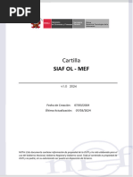 Guia - Consideraciones para El Inicio de Operaciones en La Plataforma SIAF | PDF | Internet ...