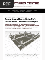 Pad Foundation Design Example Eurocode 2 | PDF | Beam (Structure ...