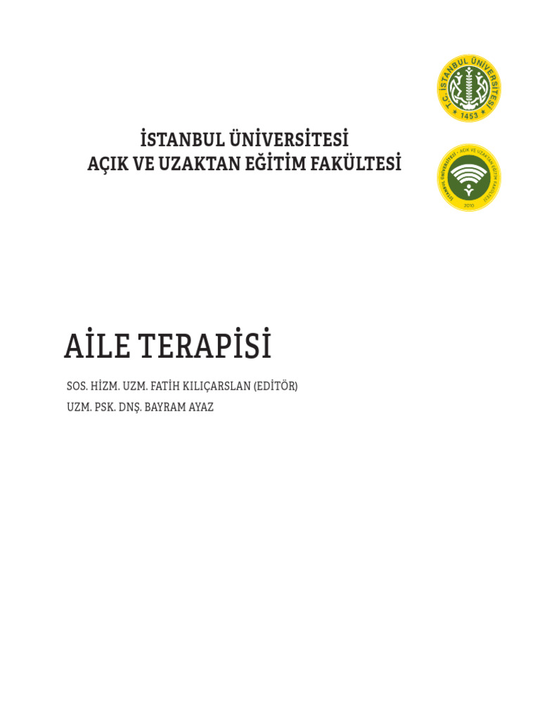AİLE TERAPİSİ-e-kitap | PDF