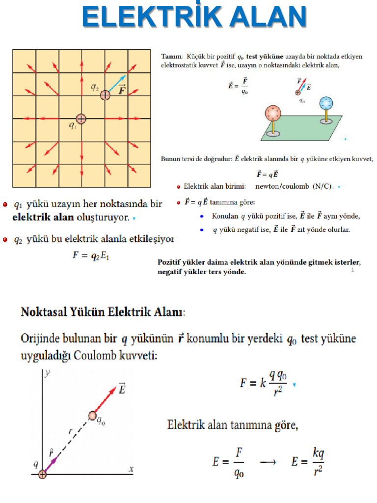 Elektrik Alan | PDF