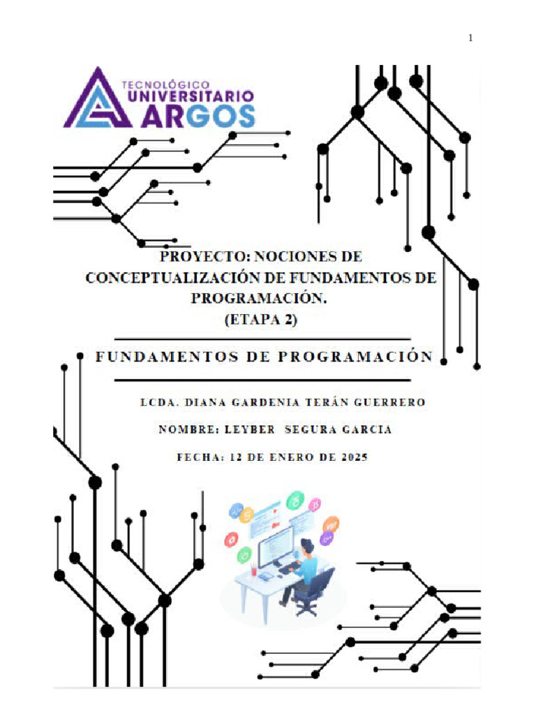 Segura Leyber Fundamento de Programacion FP Entrega 2 | PDF | Programación de computadoras ...