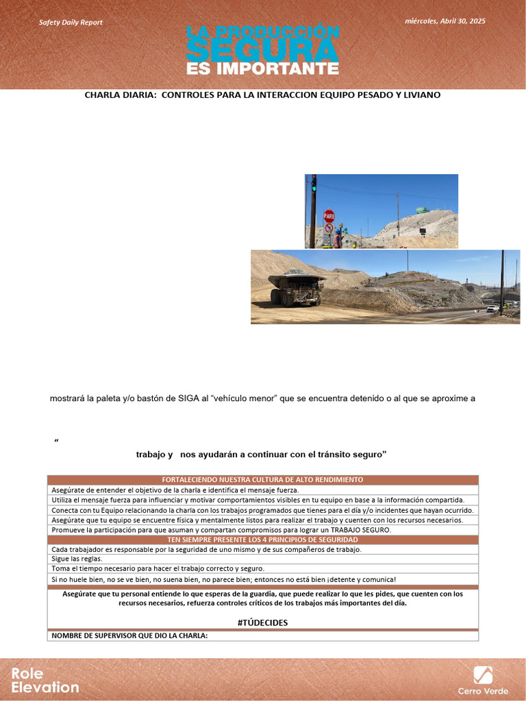 Reporte Diario 30-04-2025 EECC | PDF | Tráfico | Semáforo