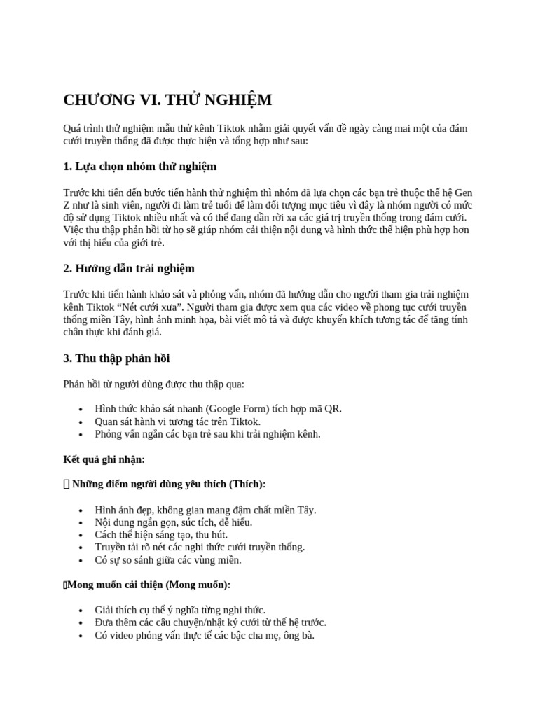 CHƯƠNG VI-TDTK | PDF